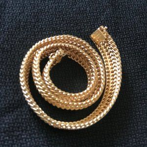 Milor | Jewelry | New Milor Italian 4k X Wide Gold Mesh Necklace | Poshmark